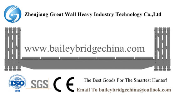 CB200(HD200) Double Lane QS ,Bailey Bridge From China,truss bridge,prefabricated bridge