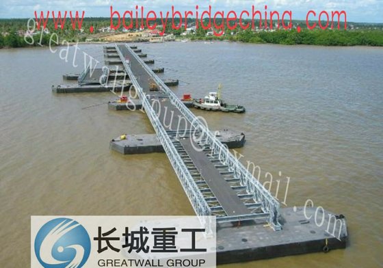 Pontoon  Bailey bridge/steel bridge design/bailey bridge