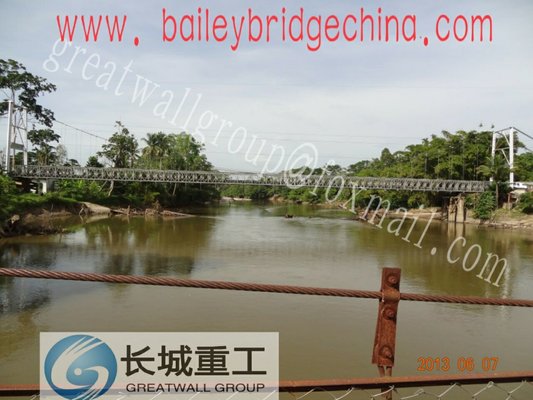 Bailey bridge/Bailey Suspension bridge/Quick erection/short construction time and reusable components