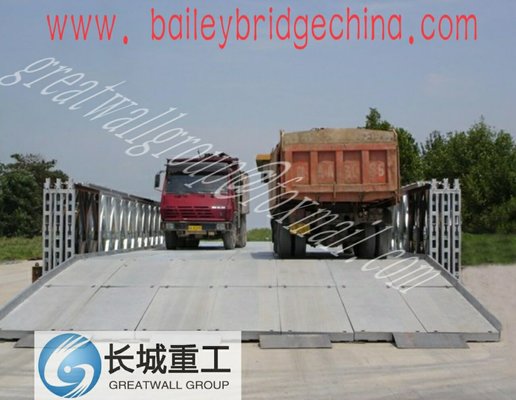 Satisfy AASHTO HS25-44 criterion /Prefabricated Compact Bailey Bridge / 200-Type panel bridge